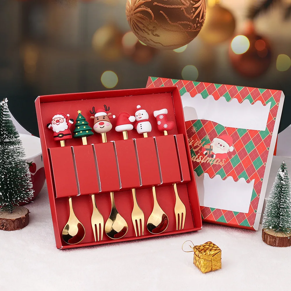 Shop Our Christmas Gift Box - Santa & Snowflake Tableware