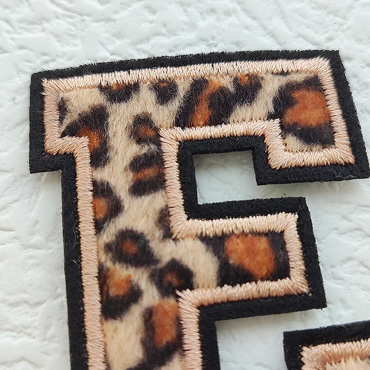 Custom Furry 26 English Letters Iron on Patches