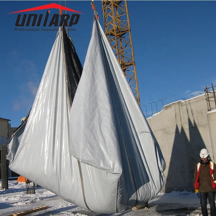 Heavy Duty Construction Site Pvc Tarpaulin 20ft*20ft 25ft*25ft Snow ...
