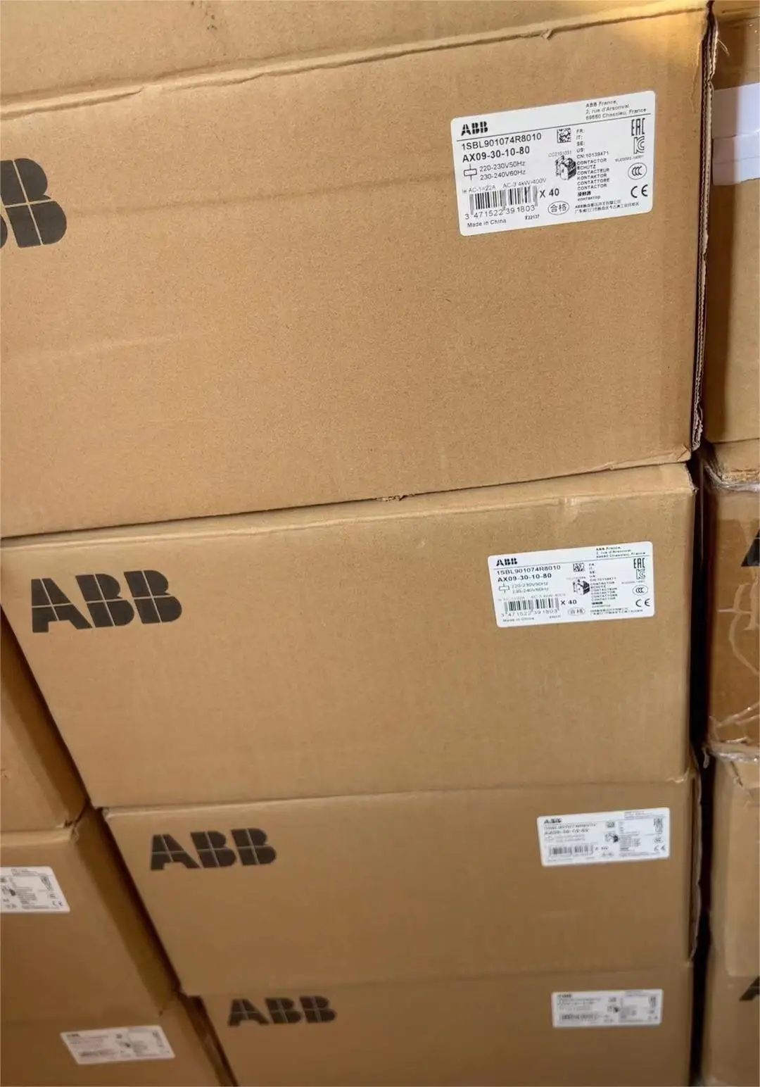 Ax Series Abb Contactor Original And New Ax32-30-01-81 Ax40-30-10-81 ...