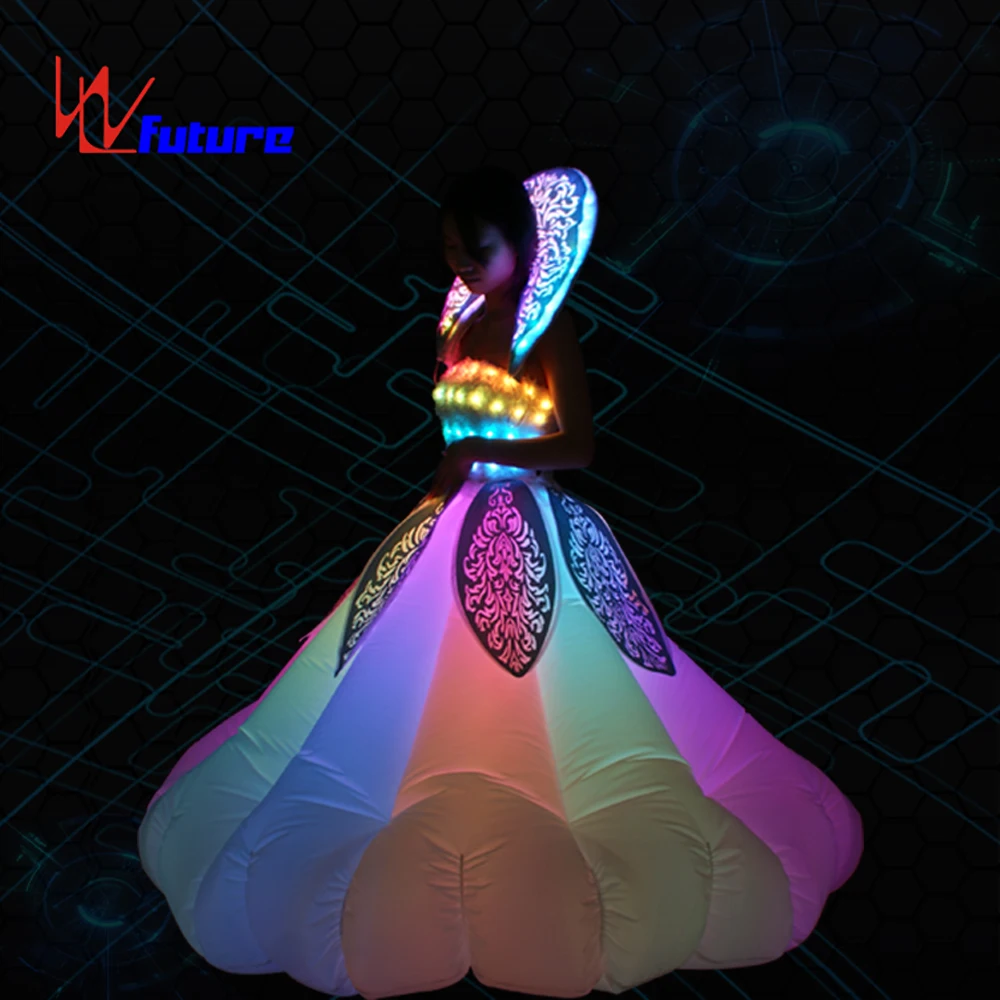 Custom Led Inflatable Dress For Party,Led Inflatable Princess Dress ...