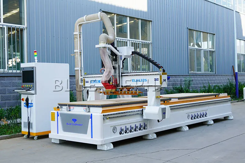 Nest System Automat Wood Router Cnc 1325 Atc Cnc 3 Axis Cabinet Door Making Machine With ...