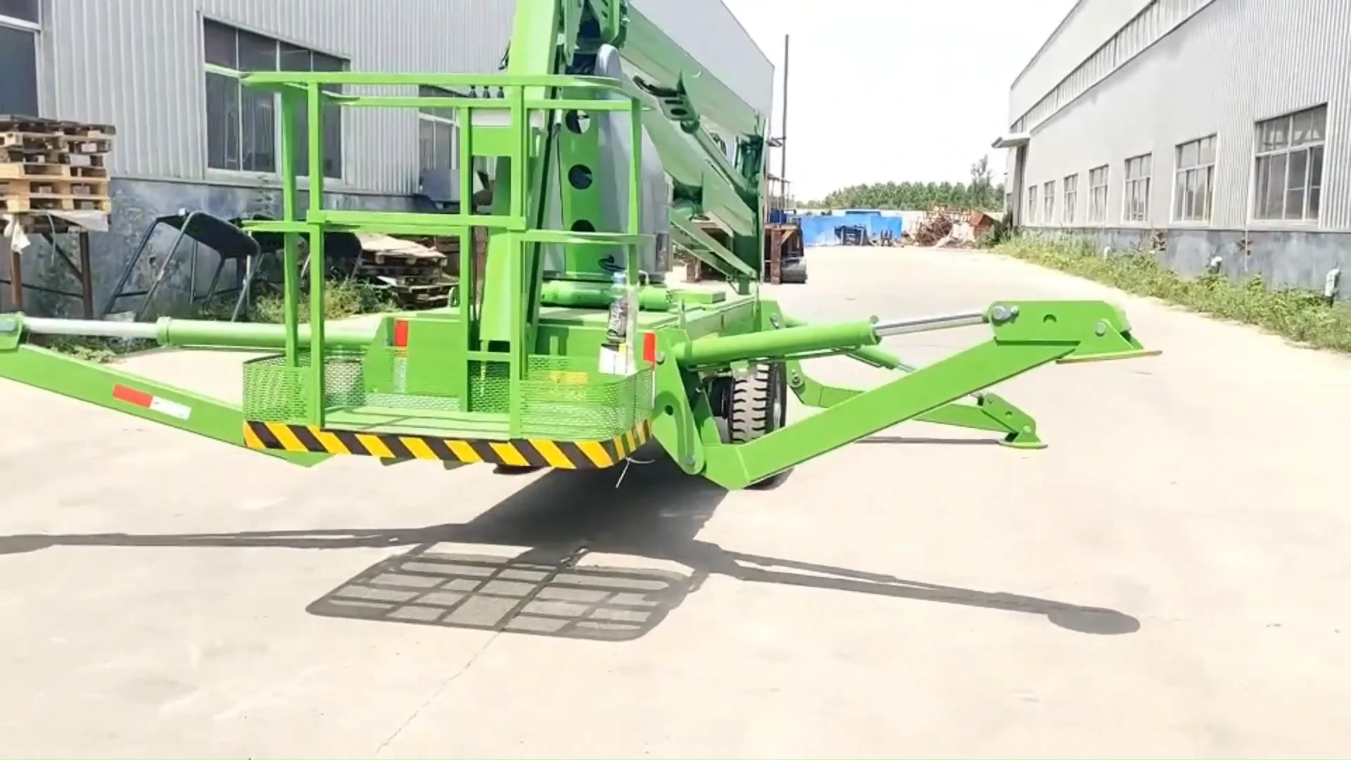 Ce Certified 43m Electric Spider Aerial Trailer Towable Manlift 40m ...