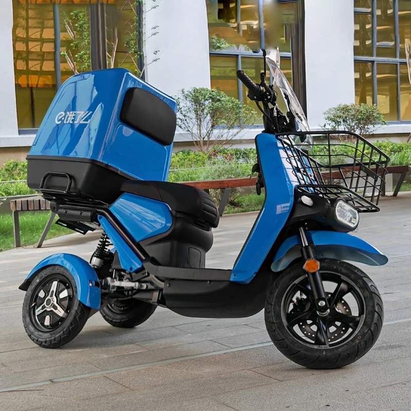 72V Electric Delivery Scooter Trike - 60-80km Range, 45KM/H Speed ...