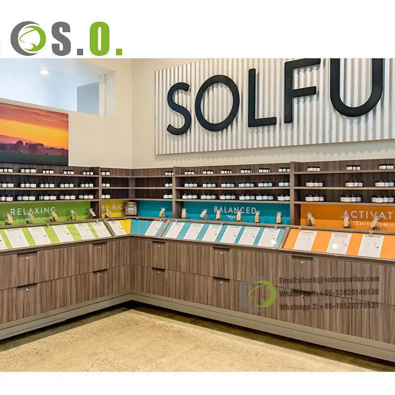 Custom Smoke Store Display Cabinet Tobacco Store Shelf Smoke Shop Store ...