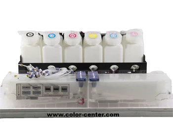 Roland Xj-640 Ciss Continuous Bulk Ink System 6x12 Cmyklclm Refill Ink ...