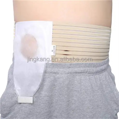 Abdominal Stoma Binder Brace Ostomy Hernia Support Belt Abdominal ...