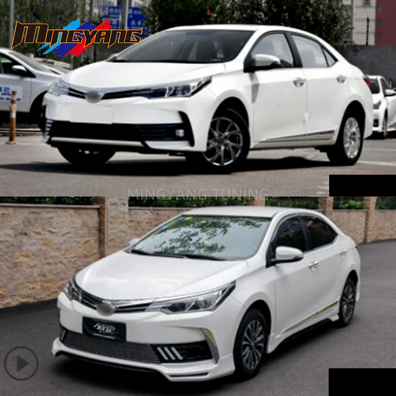 High Fitment Plastics New Design Bumper Lip Kit for Toyota Corolla 2017 ...