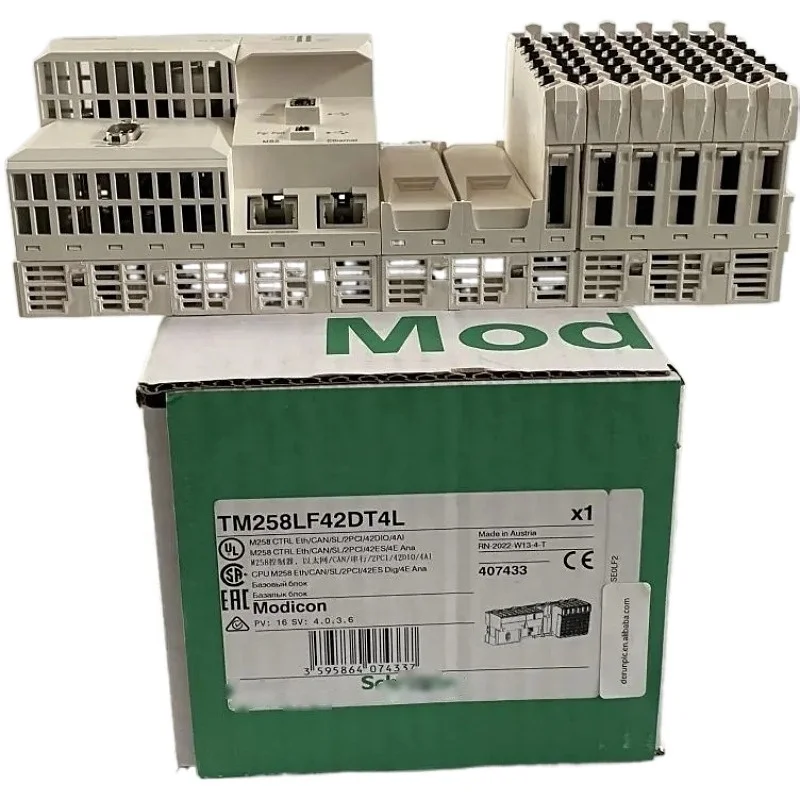 Tm258lf42dt4l Logic Controller Modicon M258 Compact Base 42 + 4 I/o 24 ...