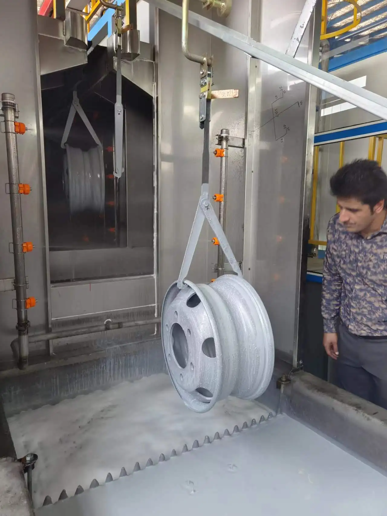 Cathodic Electrophoresis Line E-coating System with Curing Oven and ...