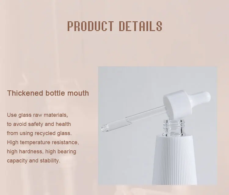 Clear Empty Glass Dropper Bottle Cosmetic Packaging Containers 1oz 30ml ...