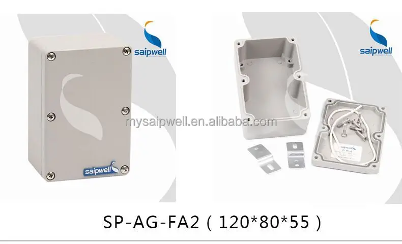 Saip/saipwell Aluminum Junction Box Sp-ag-fa60 Waterproof Switch ...