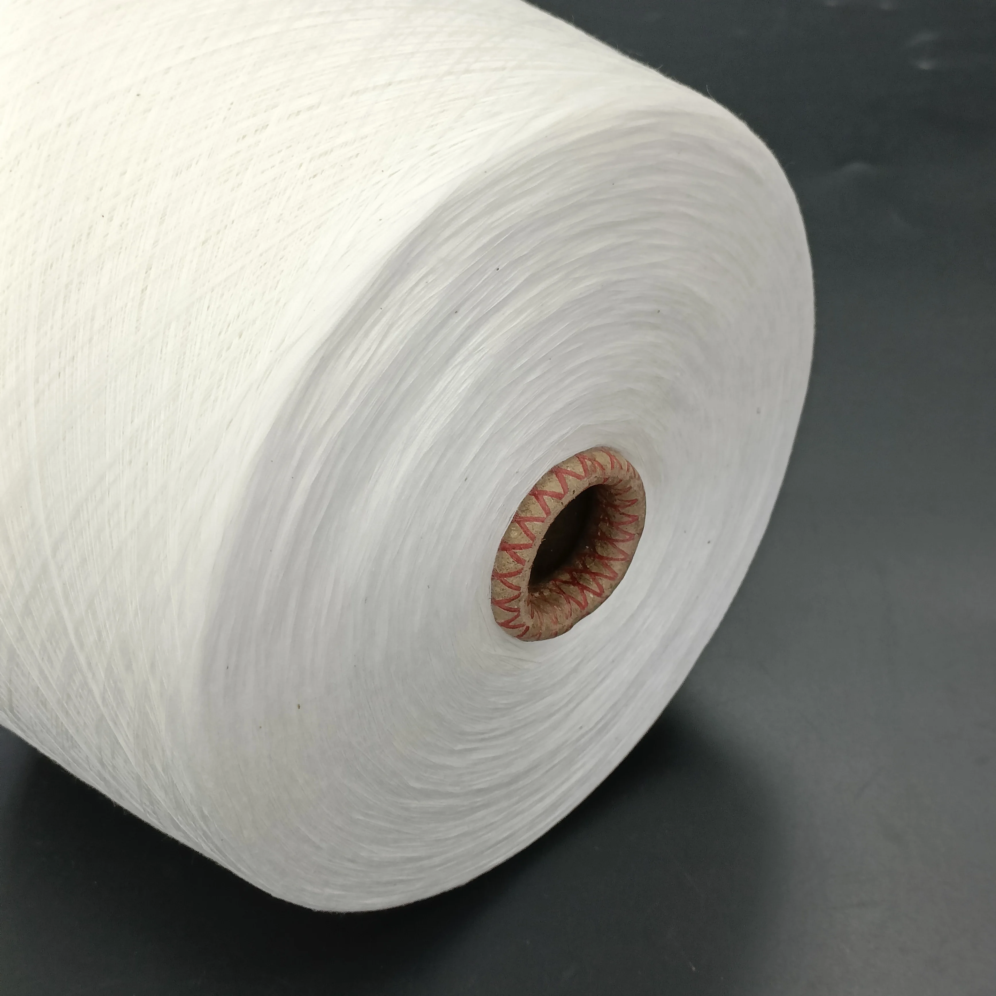 Poly Poly Core Spun Yarn 100% Polyester High Tenacity Colorful Sewing ...