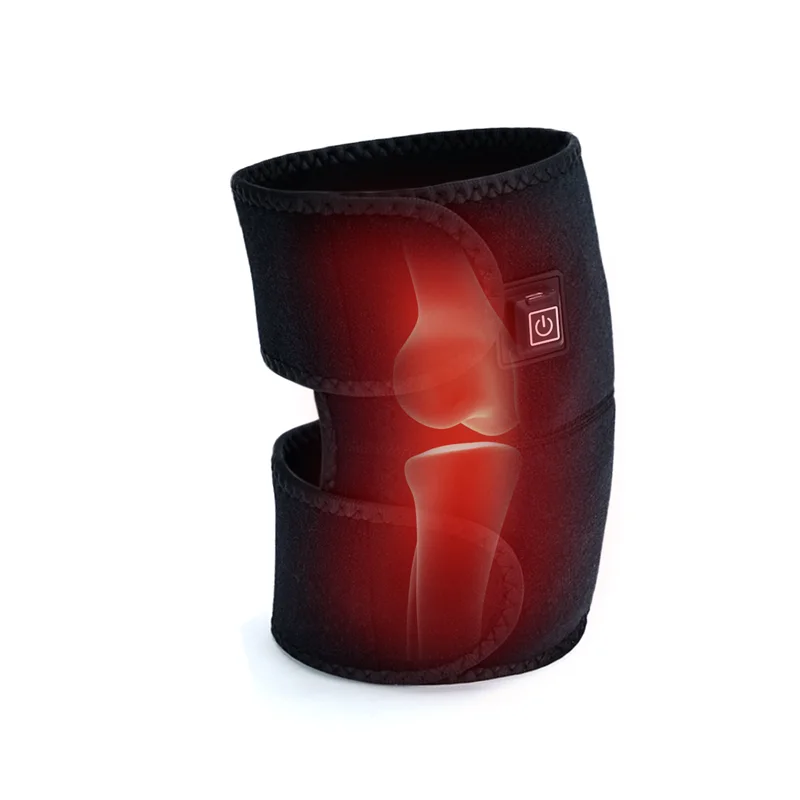 Adjustable USB Electric Heated Graphene Far Infrared Knee Braces Wrap ...