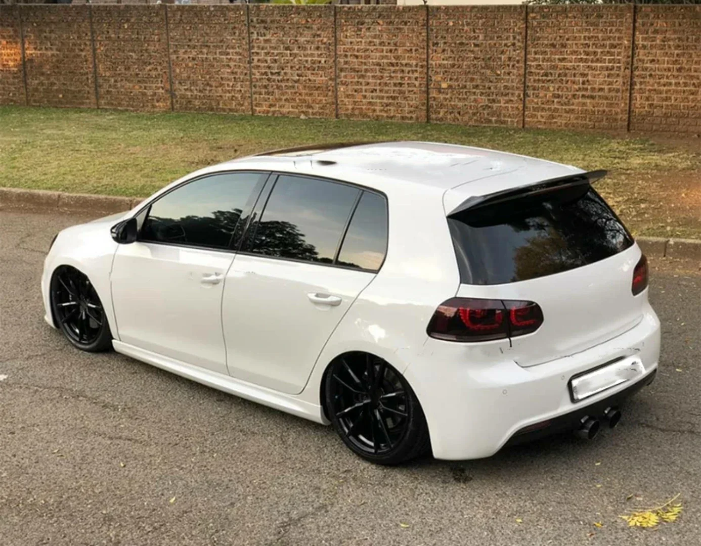 Body Kit Front Rear Bumper Gill Mask Taillight For Volkswagen Vw Golf 6 ...