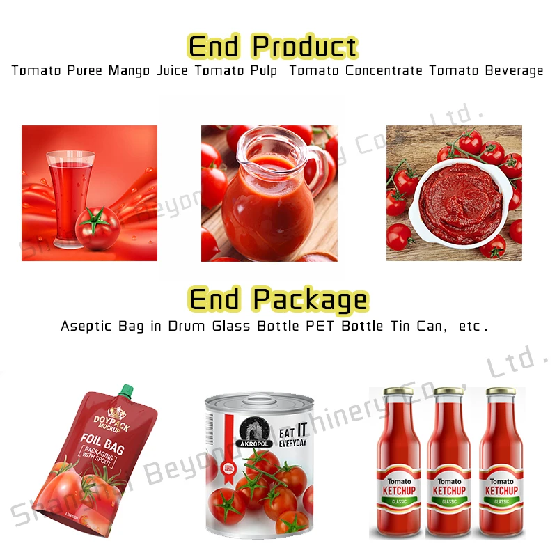 100TPD-1500TPD Tomato Paste Processing Line - Automatic Fruits Juicer ...