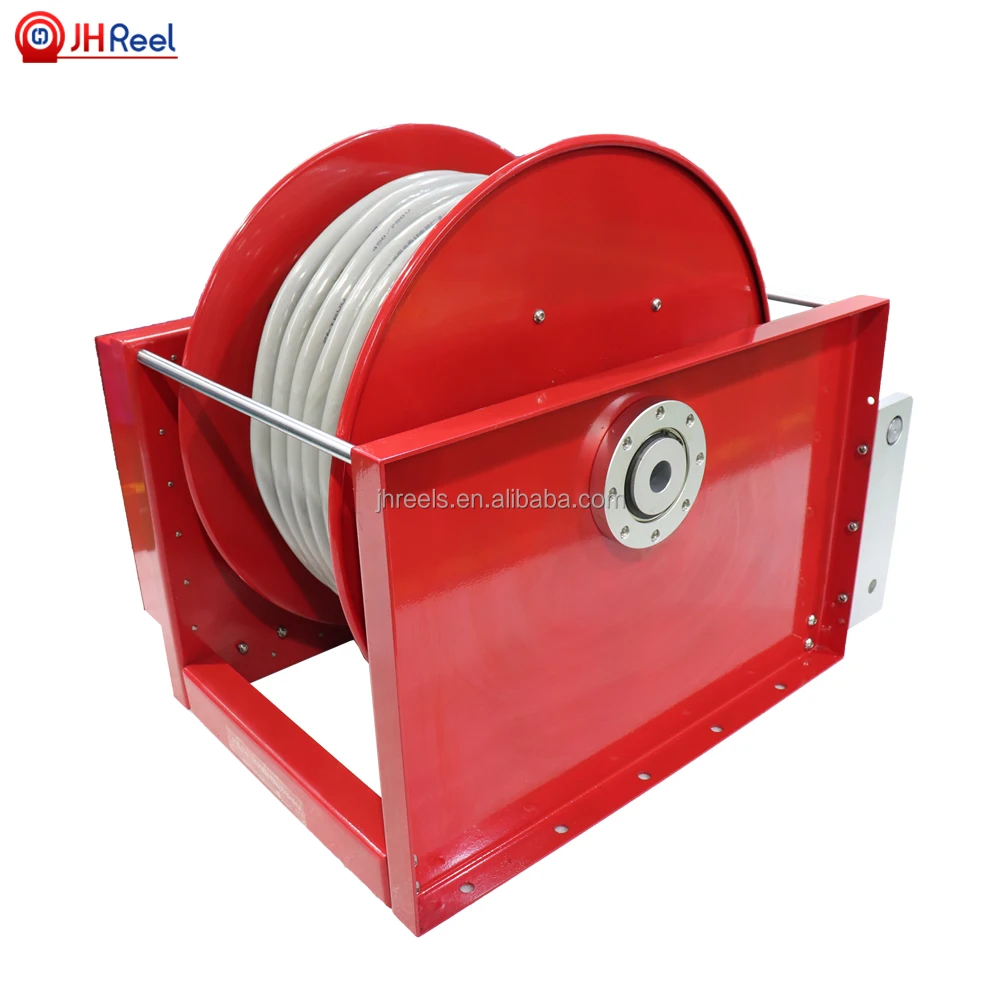 Hand Crank Cable Reel with Slip Ring - 100mts, 12v DC