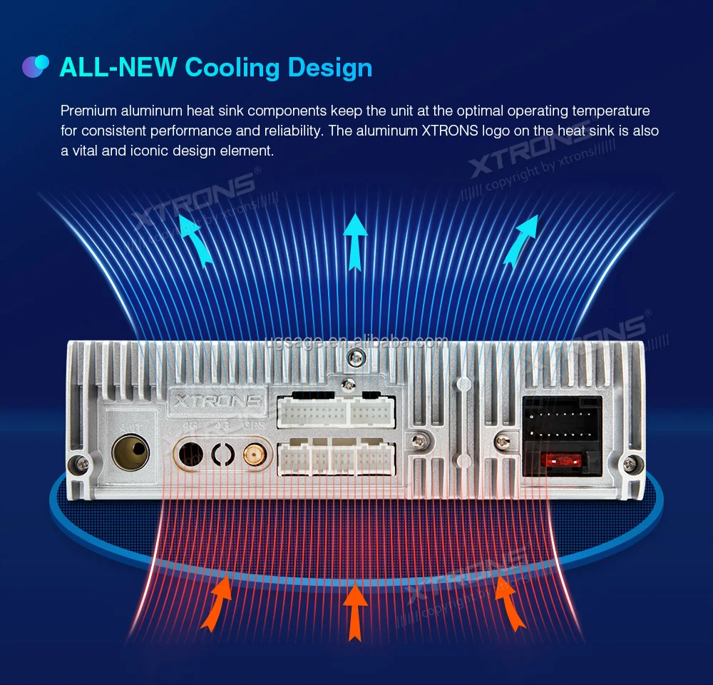 XTRONS 7 Inch Touch Screen for Fiat 500 with Android Auto