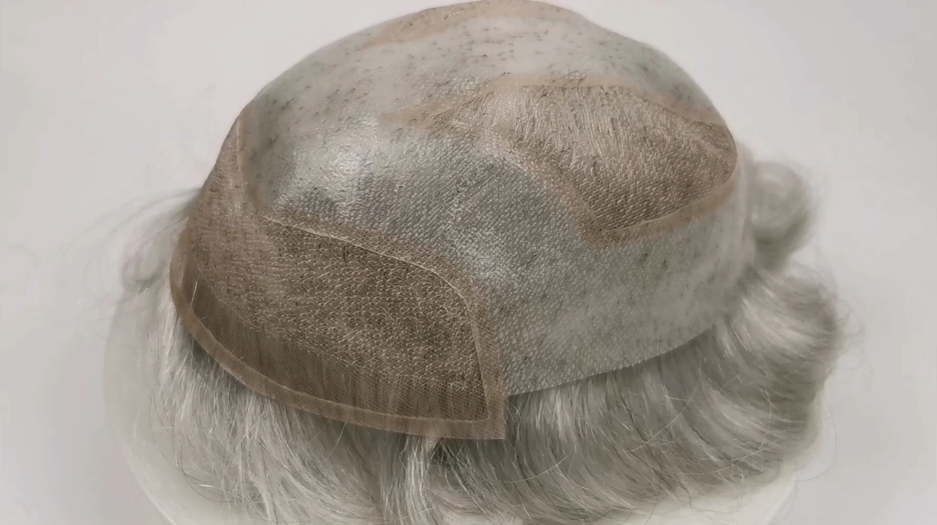 Factory Wholesale Popular Trend Mens Grey Toupee For Old Man - Buy Grey ...