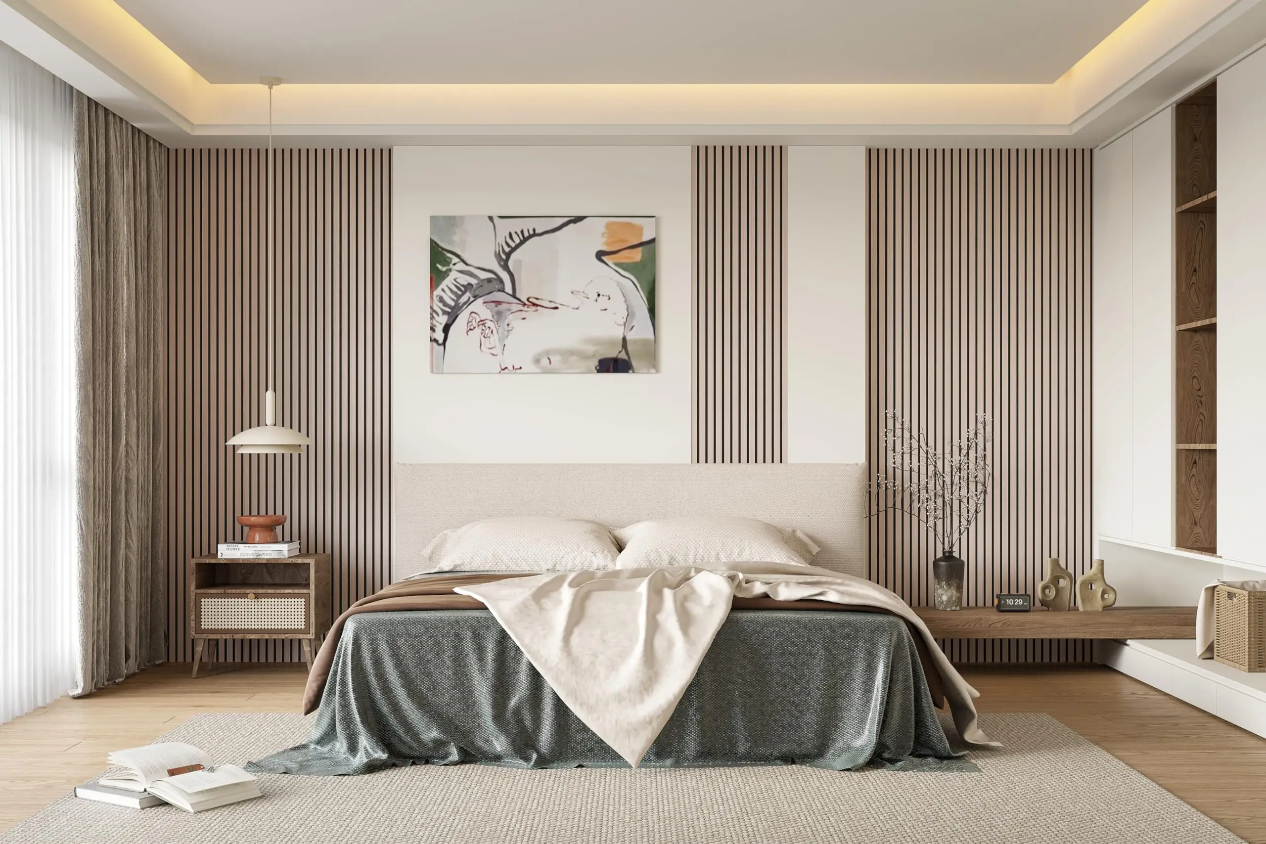 Akupanel Acoustic Slat Panel Wood Akustik Panel Wood Modern Interior ...