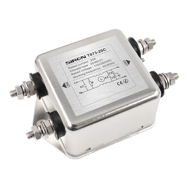 Siron T073-C Single-Phase AC Power Filter - Reliable EMI Protection