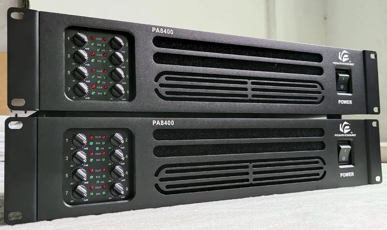 Powavesound 8 Channel Amplifier - 400W D Class Audio Power