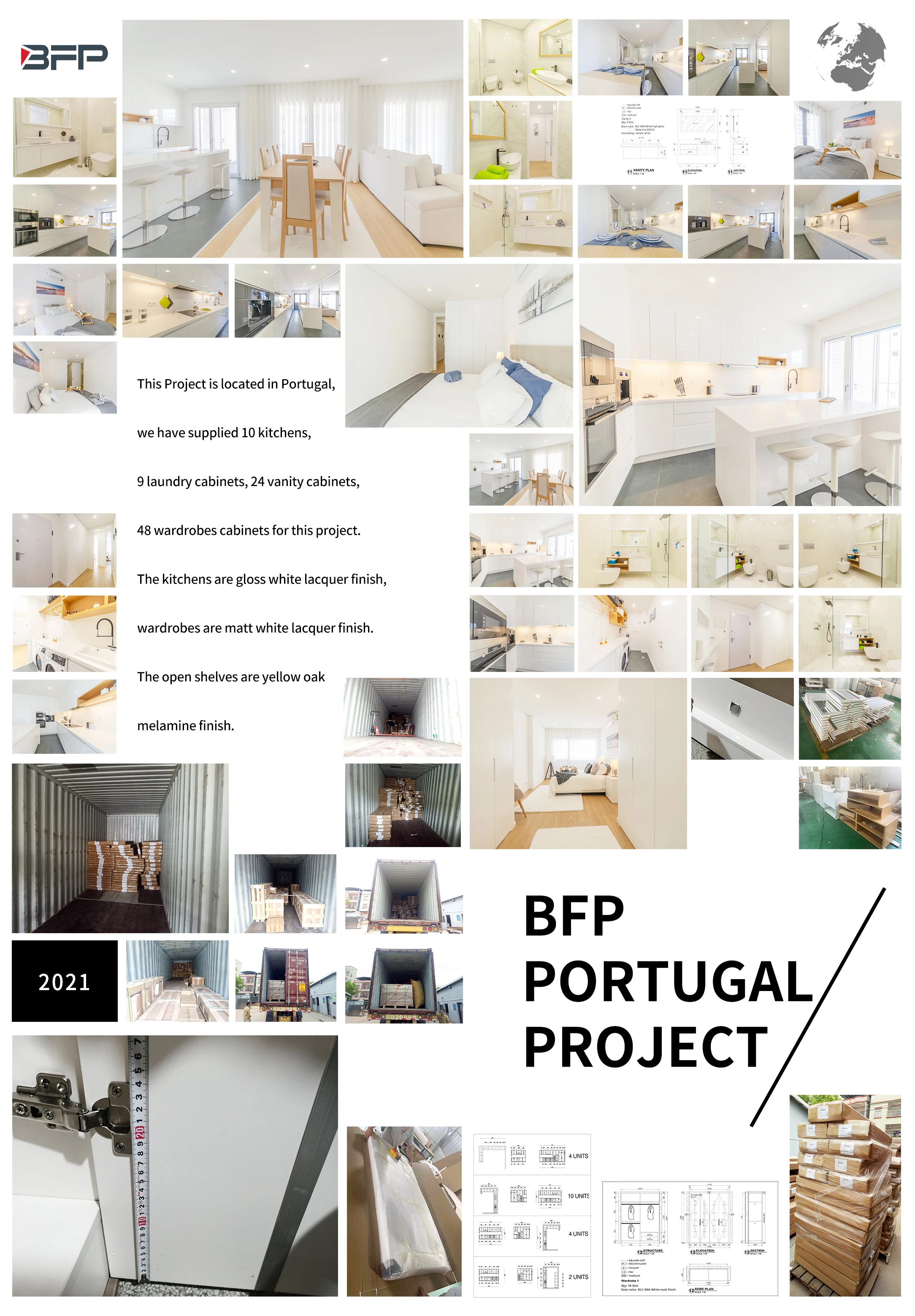 BFP Factory Price Complete Modern Designs Kitchen Cabinet with Lacquer ...