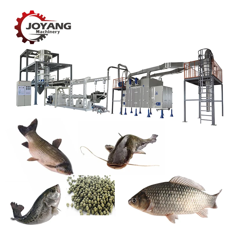 Big Capacity Commercial Fish Feed Processing Machine