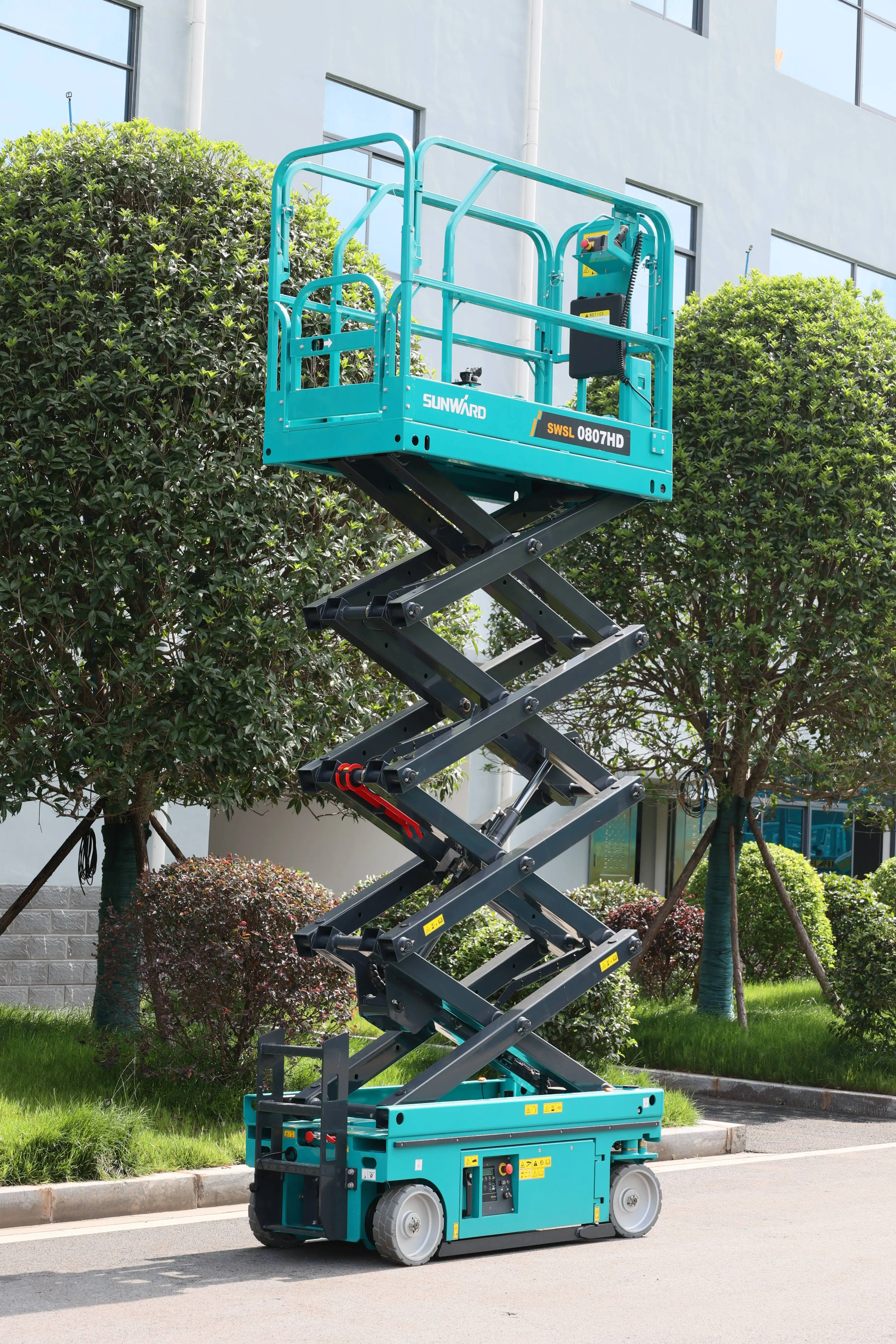 Full Electric Scissor Lift Aerial Work Platform Hydraulic Driver Self ...