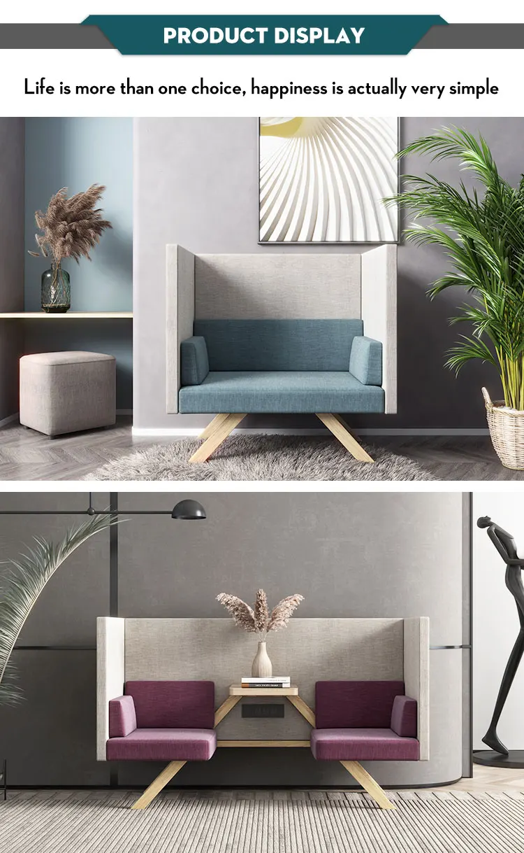 Modern Hotel Living Room Seating Partition Couch Sofa Desk Set Designs ...