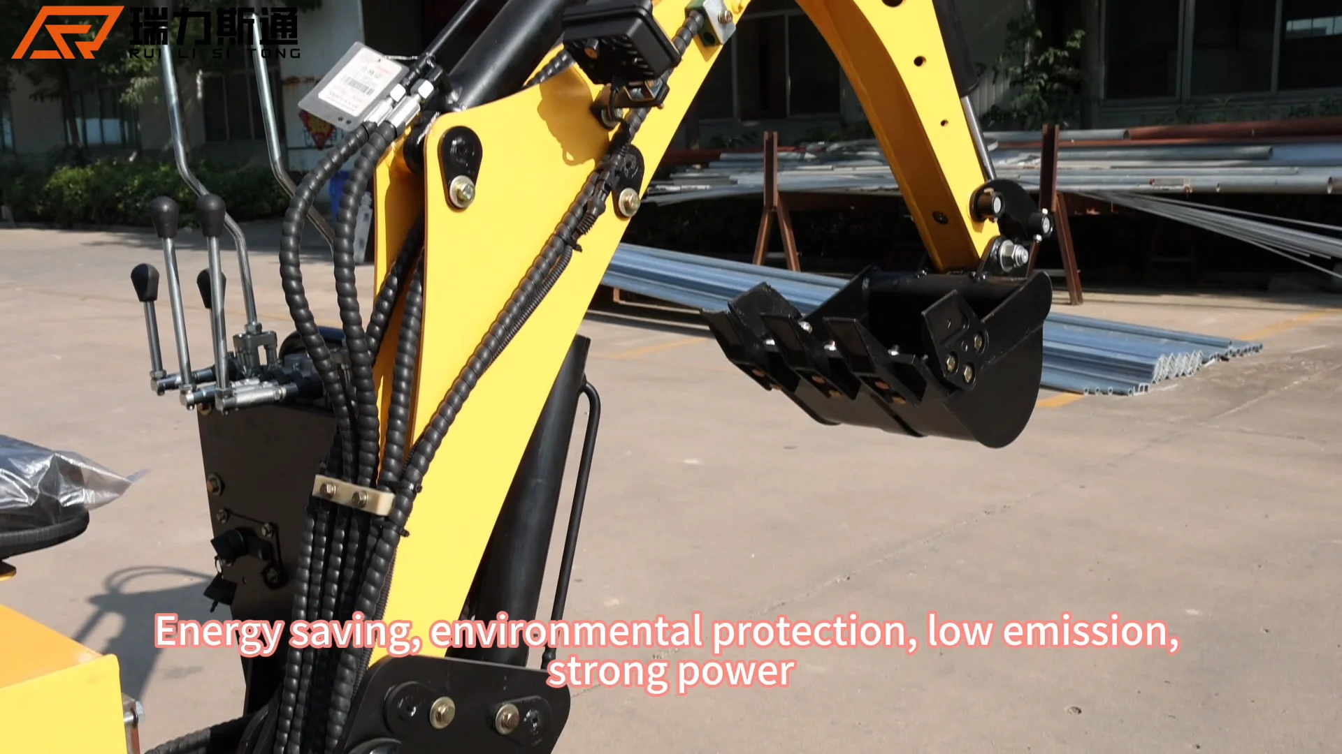Earthmoving Machinery Mini Trenchers Track Excavator Small Mini Bagger ...