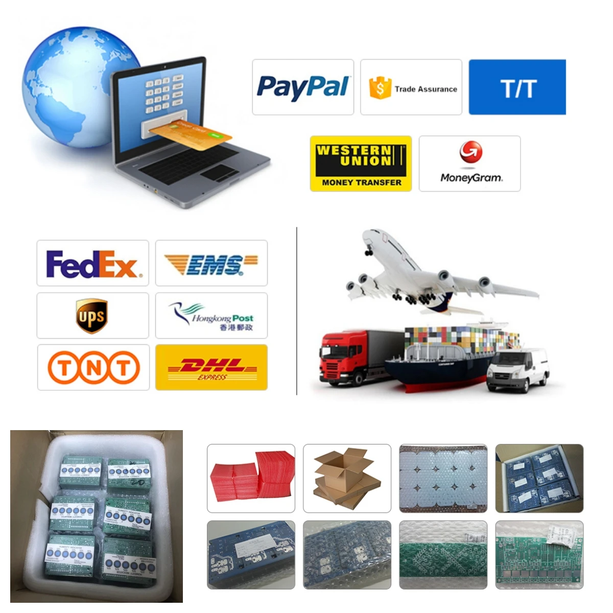 Customized Rogers High Frequency Pcb Circuit Board Fastturn Phototype ...