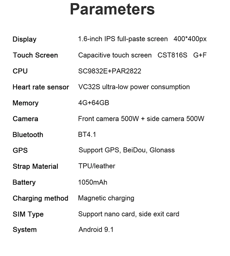 Hot Selling Dm30 Heart Rate Monitor Watch 4g Smart Watch Gps Location ...