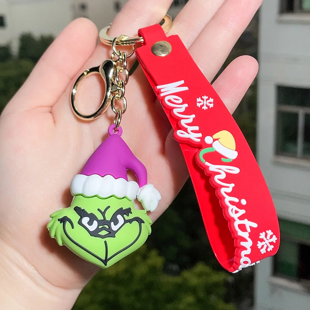 Wholesale Lovely Cartoon Grinch Accessory 3d Doll Tassel Pendant ...