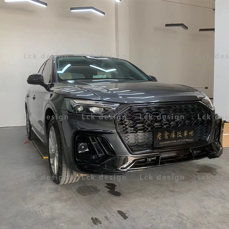 Audi Q5 Carbon Fiber Rear Trunk Spoiler Wing Kit 2018-2022