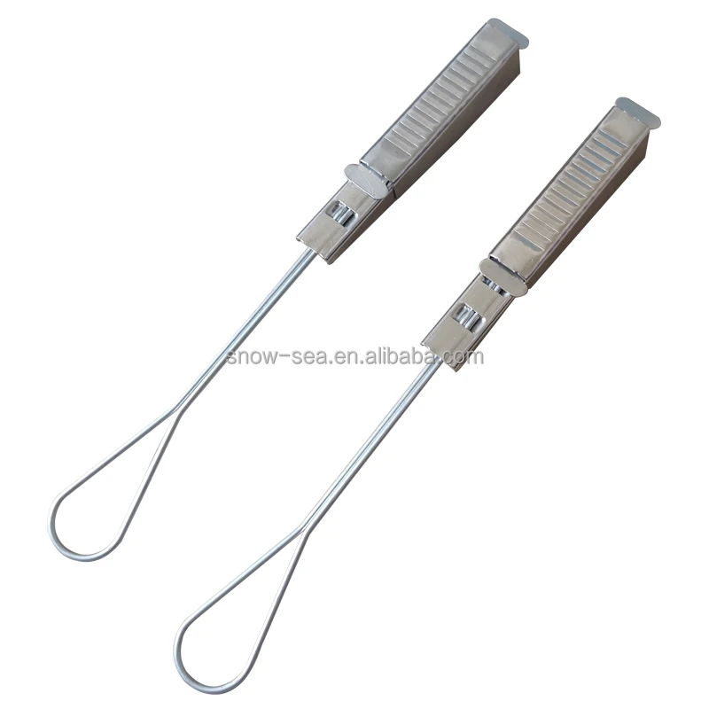 Stainless Steel FTTH Clamps for Secure Fiber Optic Cables