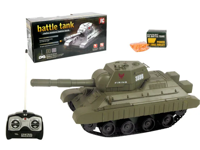 Rc Toy Mini Tank Remote Control 1:30 Rc Battle Tanks Shooting Bb Bombs ...