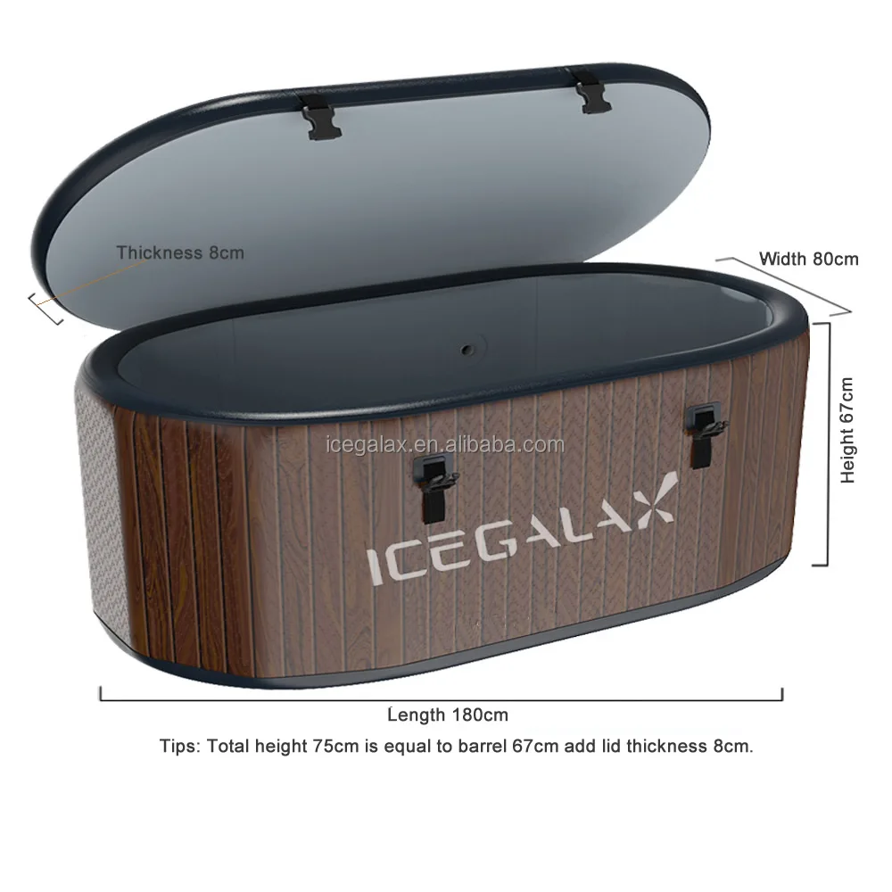 ICEGALAX Inflatable Ice Tub - Cold Water Therapy Solutions