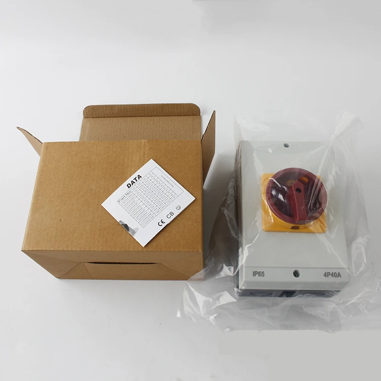 AC 4 Pole Electrical Main 40A Isolator Switch - Smart, Safe, and Reliable