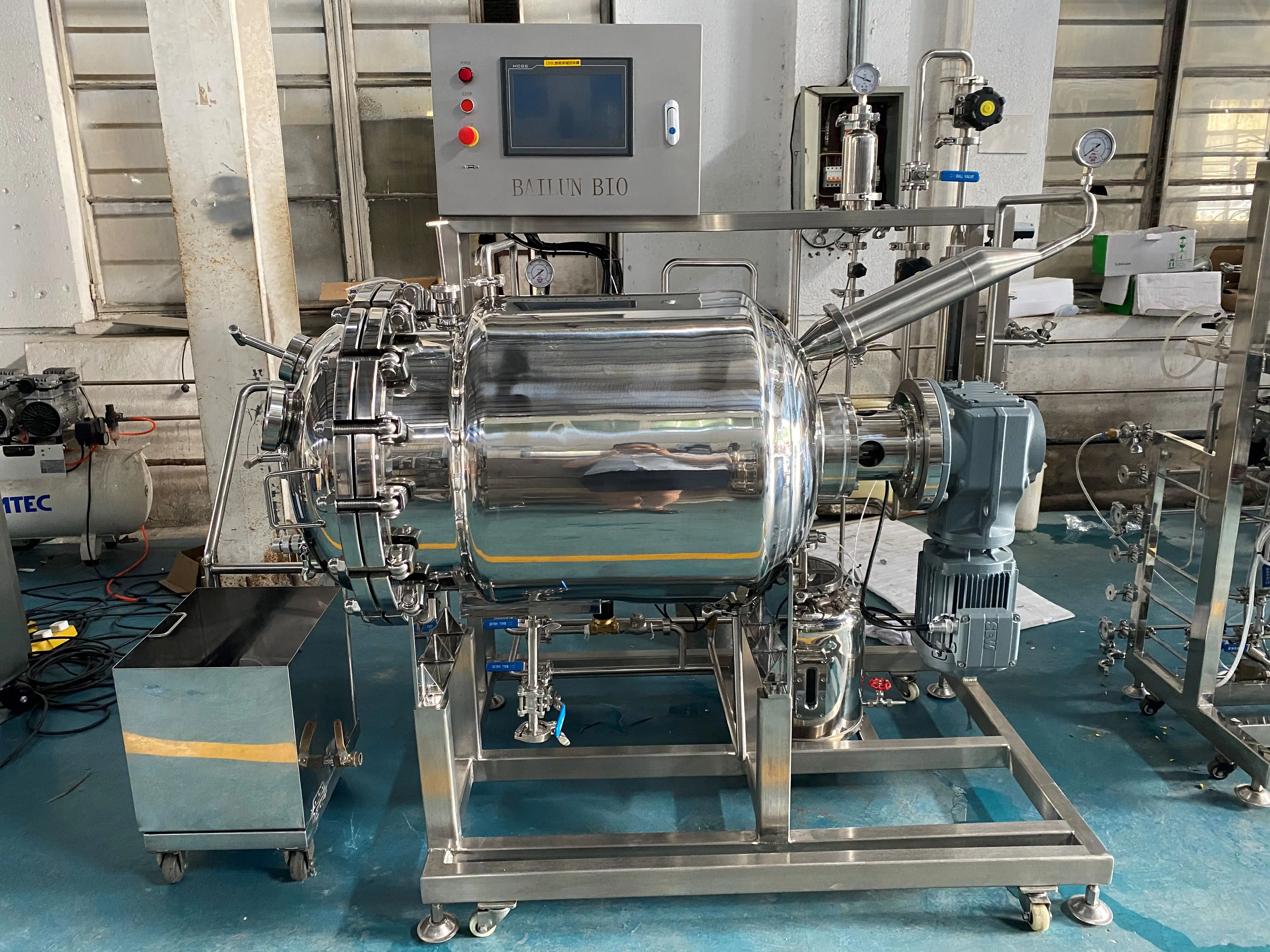Stainless Steel tank Solid State Fermentation Bioreactor Price 10000 l ...