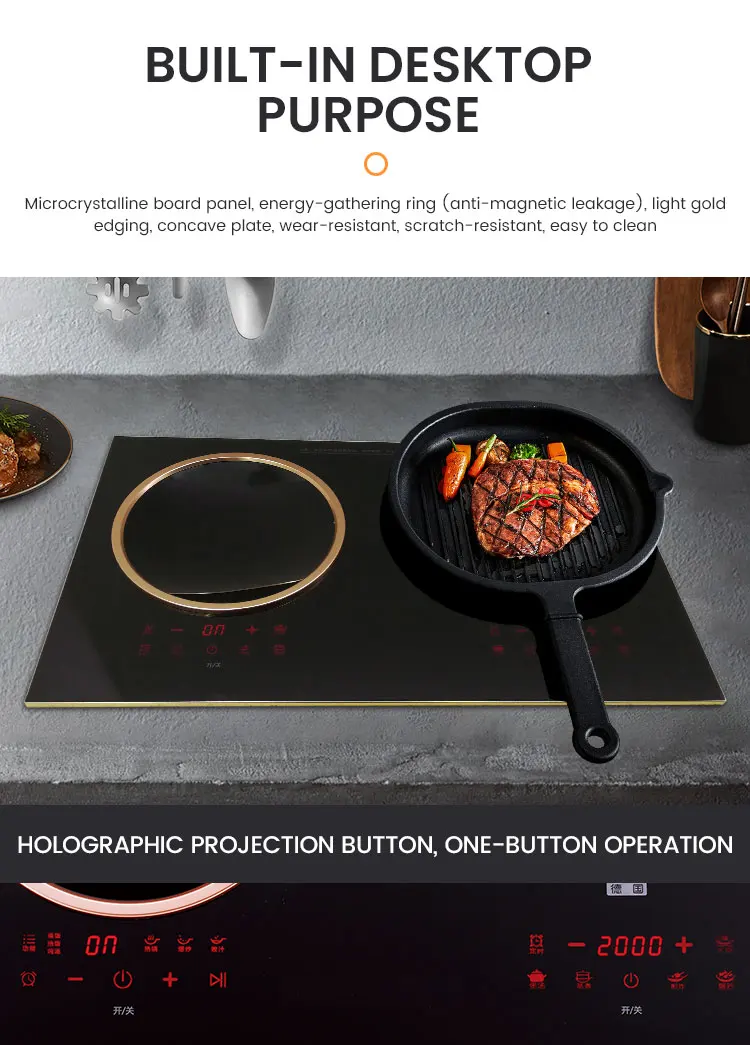 Made In China High Quality Induction Cooker 2 Heads Infrared Cooker ...