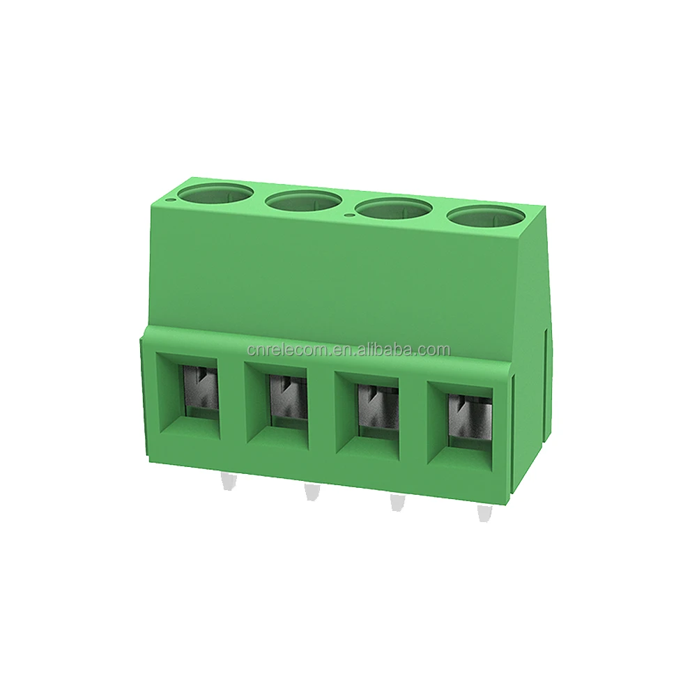 Double Rows Pcb Screw Terminal Blocks Double Lever 3.5mm 3.81mm Ptich Connectors - Buy 3.5/3 ...