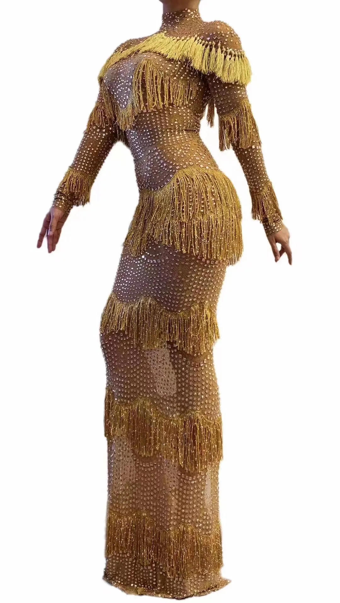 AD1607 Luxury Dresses - Custom Crystal Dress for Women