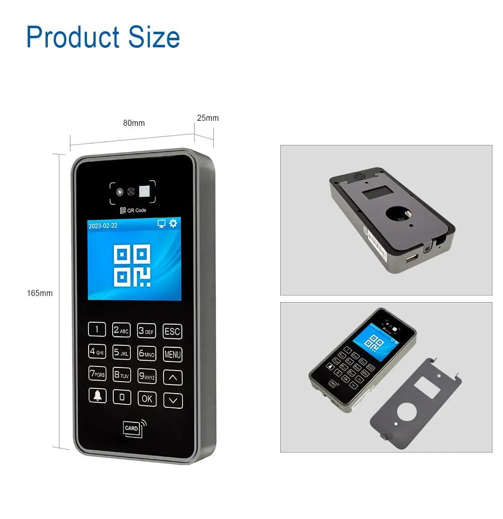 Cloud-based Qr Code And Rfid Card Access Control Reader With Tcp/ip Connectivity And Free Sdk ...