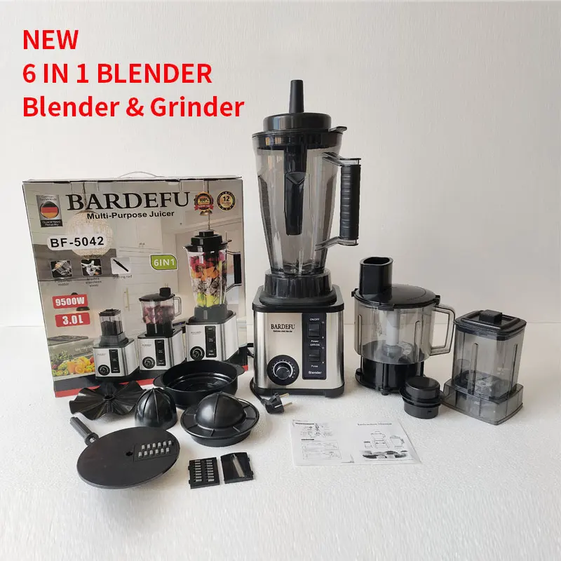 BARDEFU Blender - Versatile 6 in 1 Machine for Home & Business