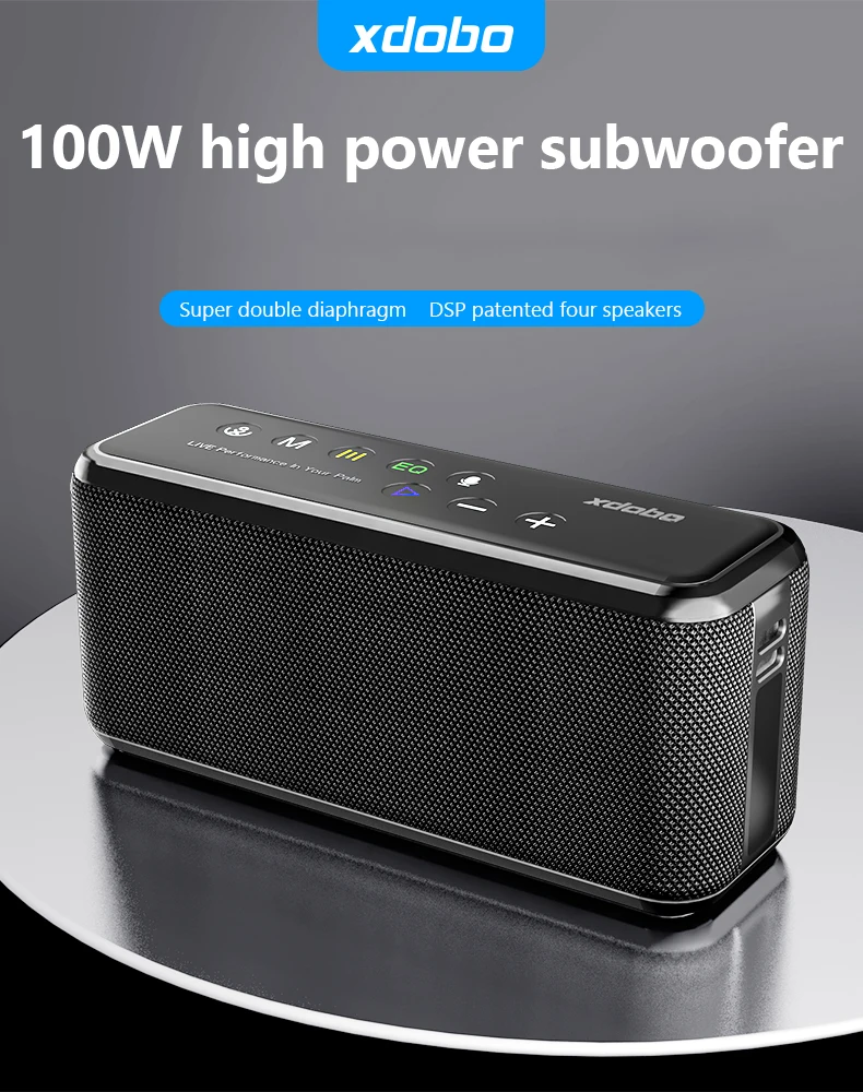 XDOBO X8 Max - 100W Portable Wireless Speaker with 20000mah Battery
