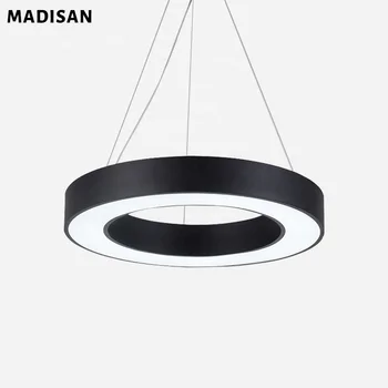Office Modern Led Project Chandelier Round Hollow Circle Size Ring Gym ...