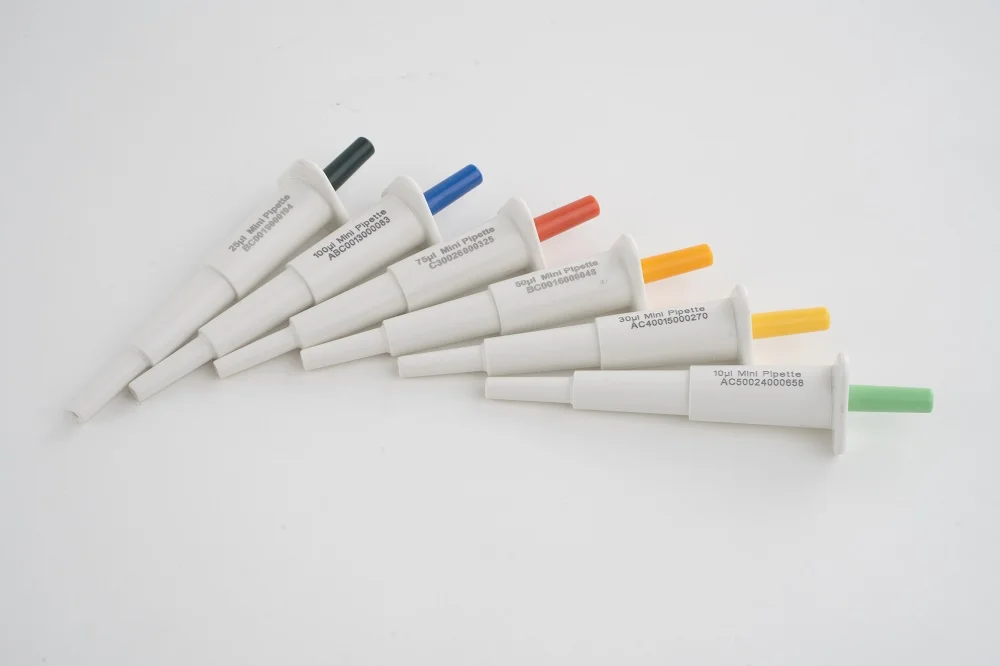 Portable Manual Mini Pipette Miniature Pipette Pen 10ul 20ul 25ul 30ul ...