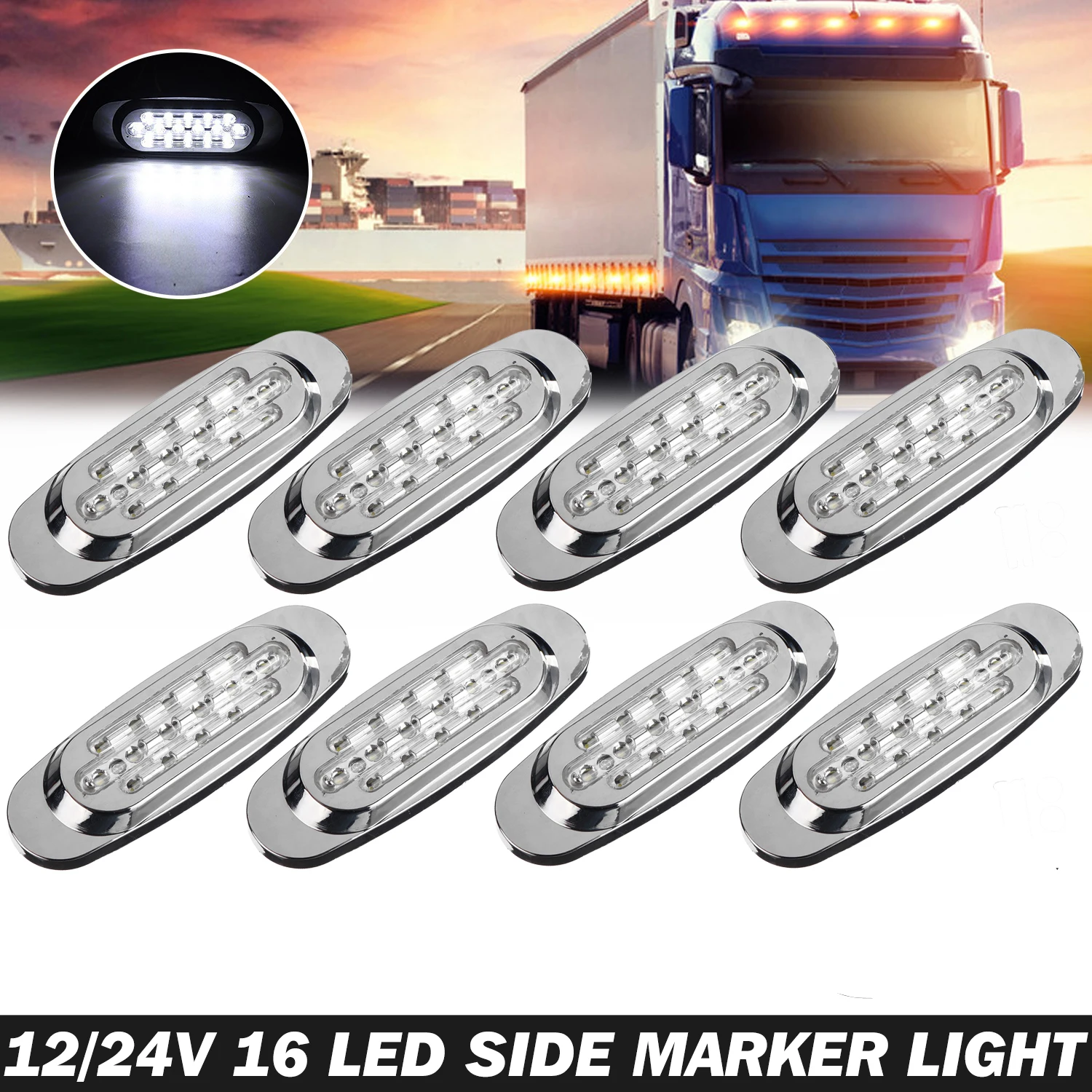 Hot Led Electroplating Side Light Truck Taillight High Quality Low ...