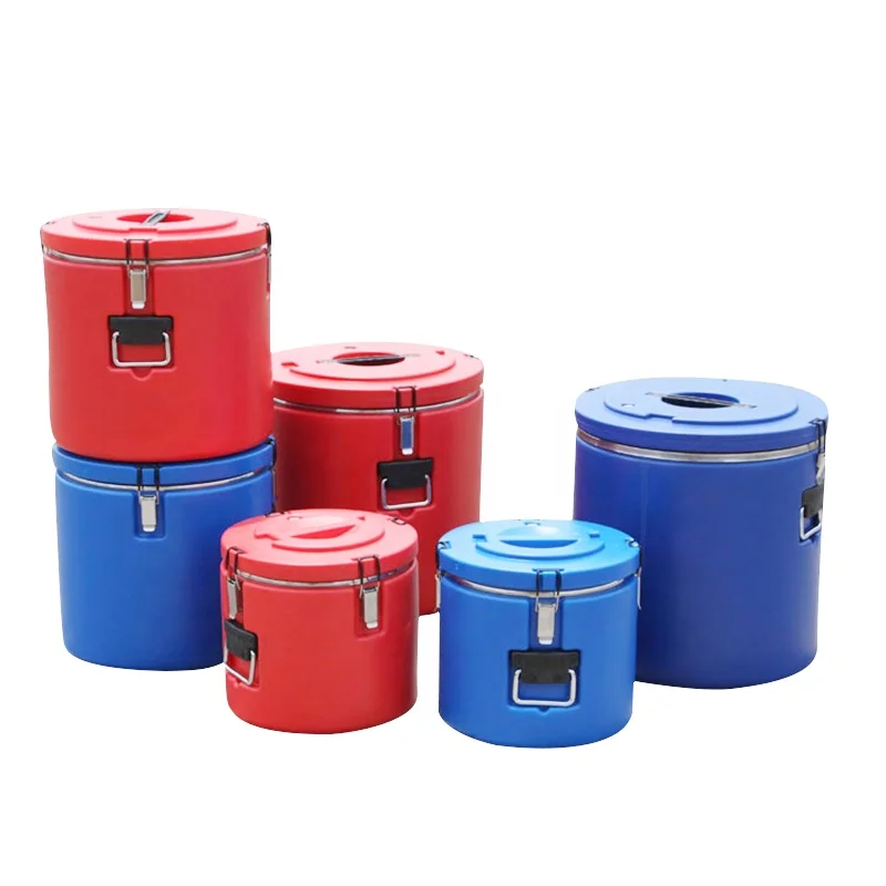 Double Wall Lid Large Container Stainless Steel Heat Temperature ...